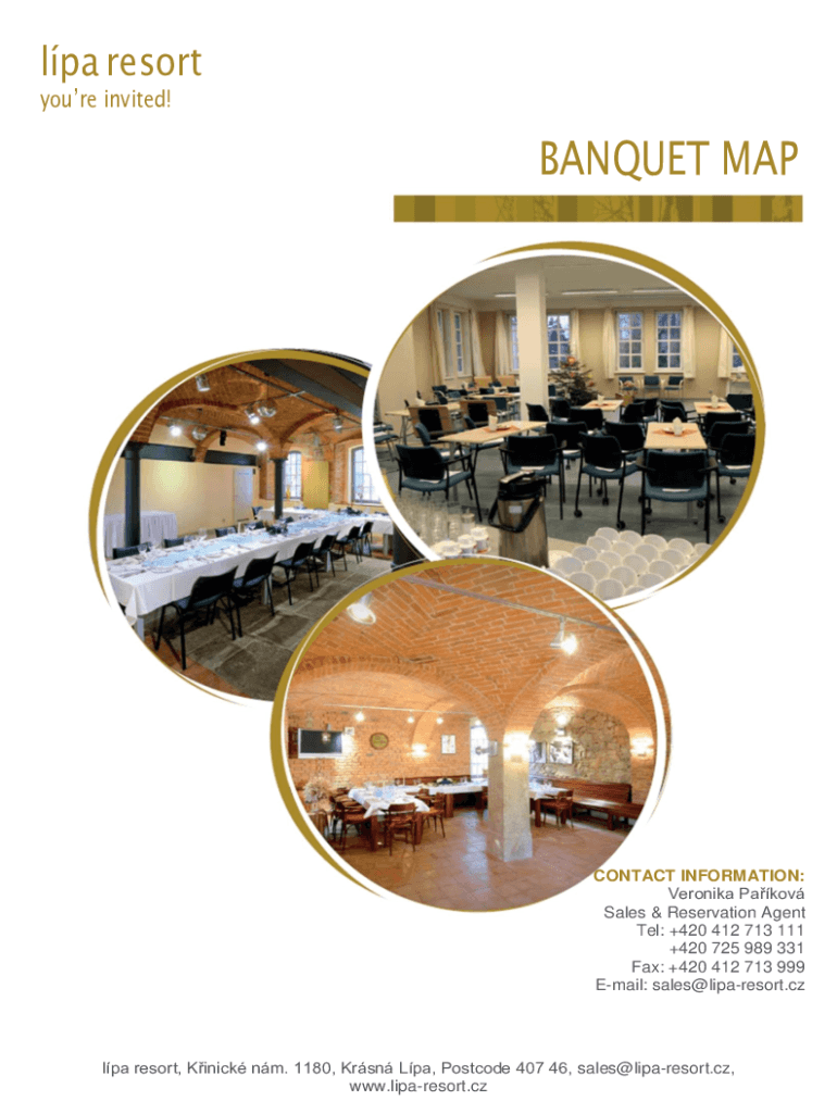 Fillable Online BANQUET MAP Fax Email Print - pdfFiller