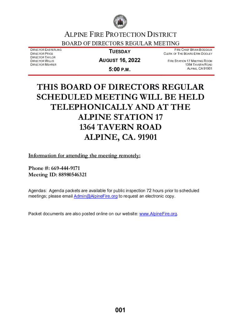 Fillable Online CA Fire Protection District Names New ChiefFirehouse ...