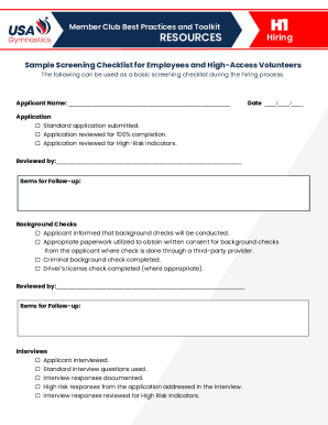 Fillable Online The Hiring Process Checklist: A Step-By-Step Guide Fax ...