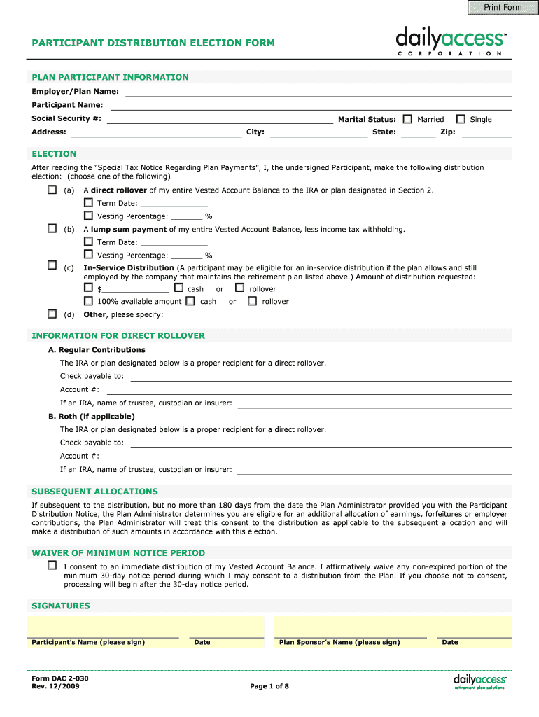 Fillable Online Special tax notice regarding plan payments - Nickle Electrical ... Fax Email ...