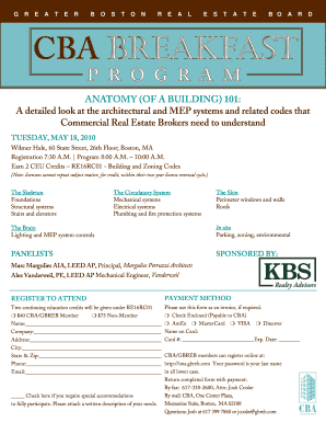 Fillable Online To download a registration form - Greater Boston Real ...