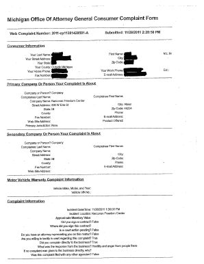 Fillable Online narcononreviews Michigan Office Of Attorney General ...