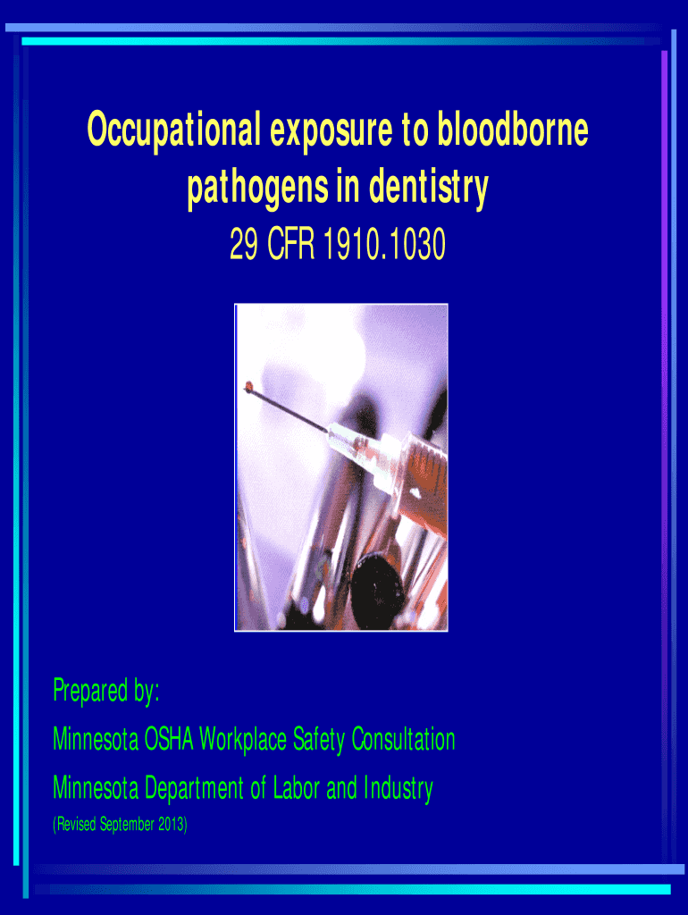 Fillable Online Occupational exposure to bloodborne Fax Email Print ...
