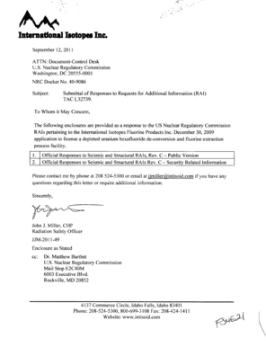 Fillable Online pbadupws nrc Responses to Seismic and Structural RAIs ...