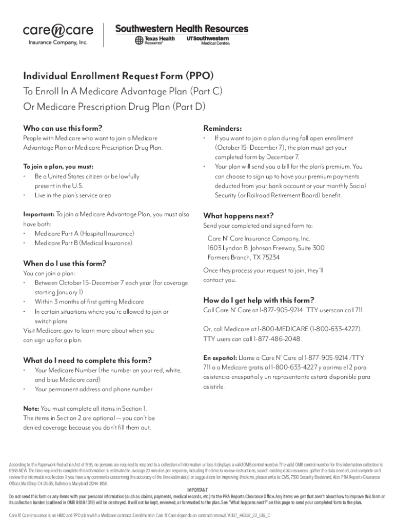 Fillable Online Enrollment Request Form Guide Fax Email Print - pdfFiller