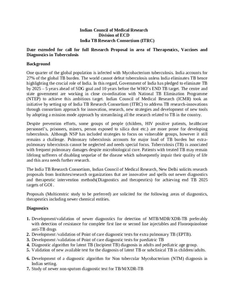 New tuberculosis vaccines in India: modelling the potential ... Doc ...