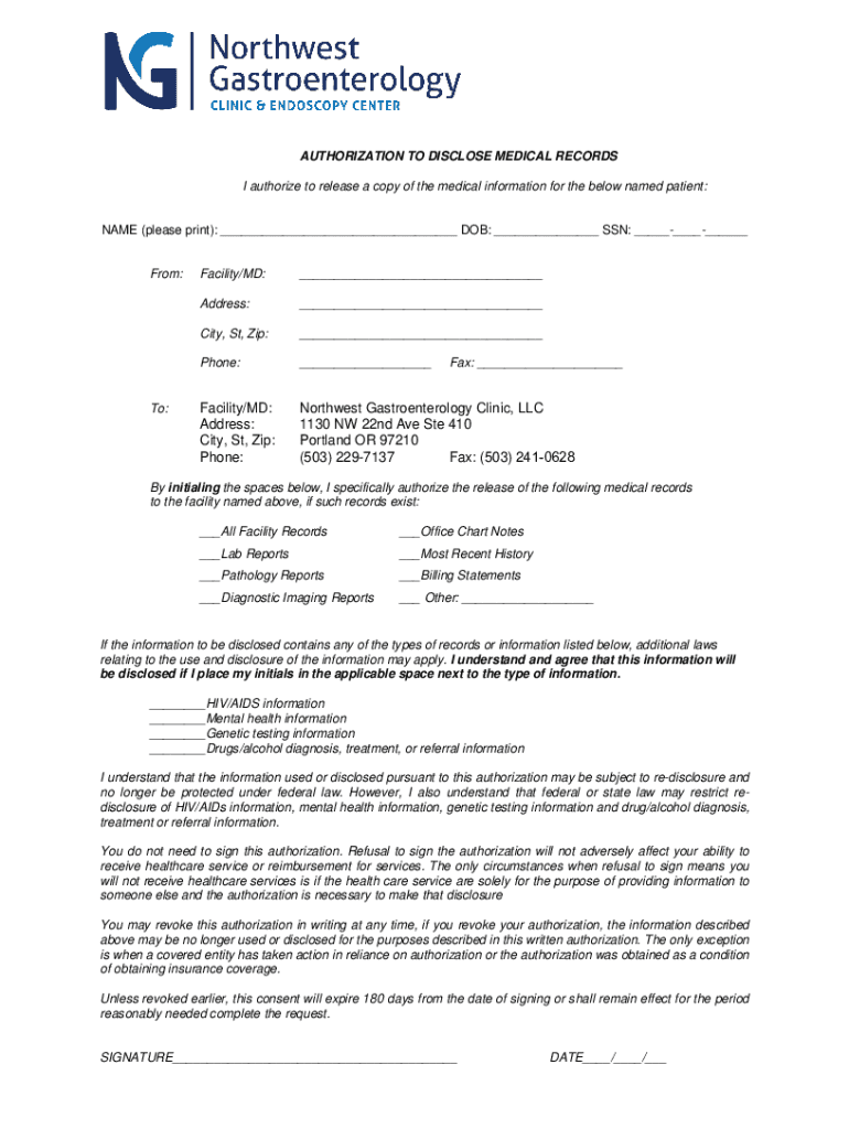 Fillable Online 1130 NW 22nd Ave Ste 410 City, St, Zip: Portland OR ...