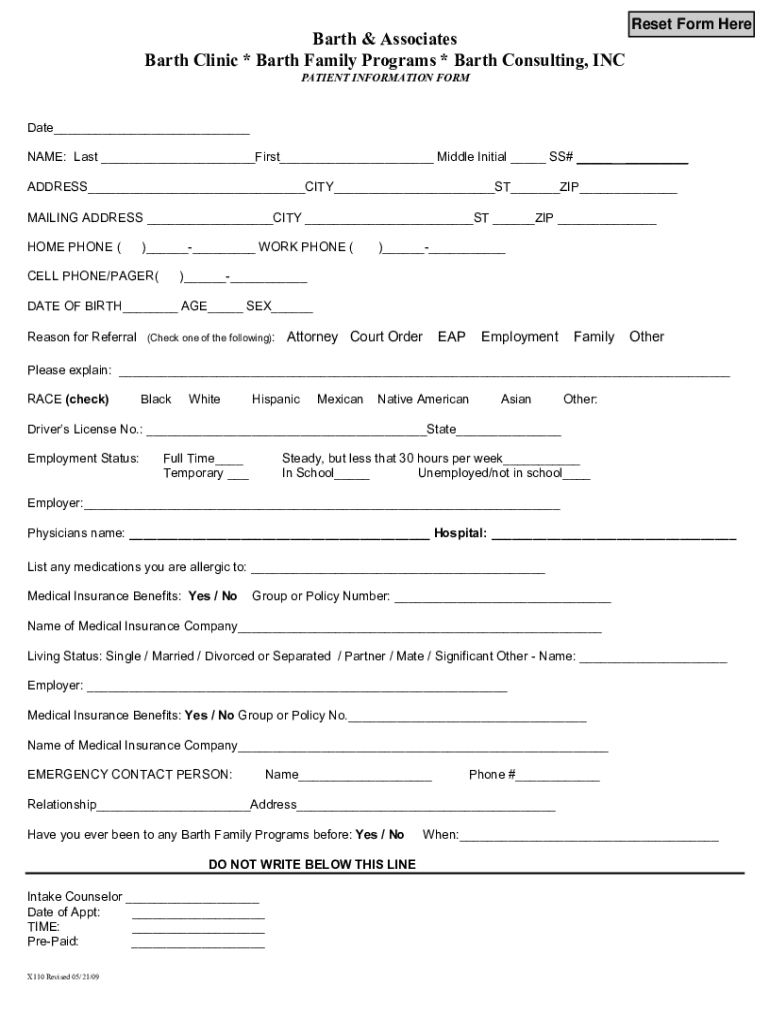 Fillable Online Barth SyndromeNational Institute of Neurological ...