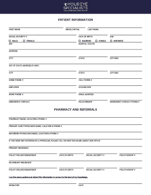 Fillable Online New Patient Appointment Form Template Fax Email Print ...
