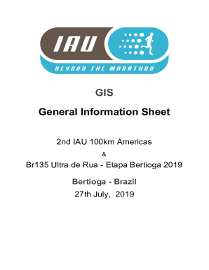 Fillable Online GIS General Information Sheet Fax Email Print - pdfFiller