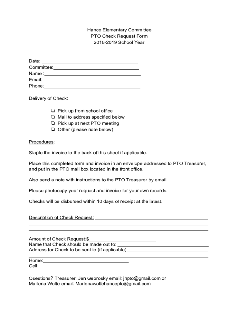 Fillable Online PTO Request Form - Barre Town Middle & Elementary ... Fax Email Print - pdfFiller