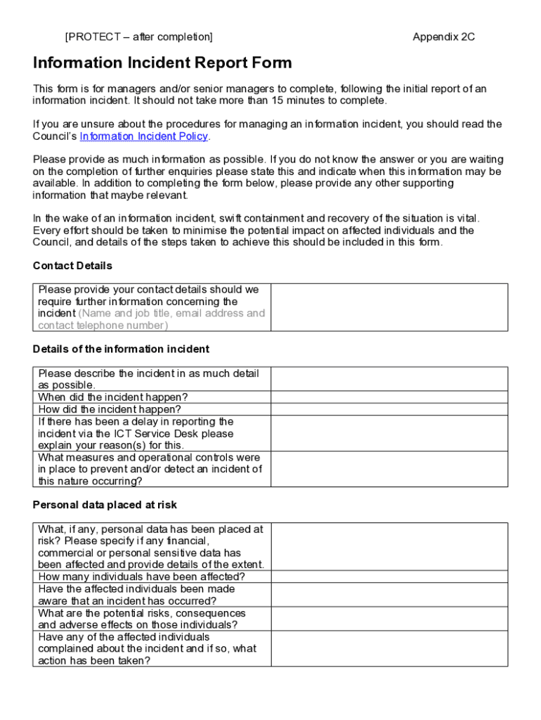 Fillable Online wolverhampton moderngov co Redwood Empire Incident and Critical Incident ...