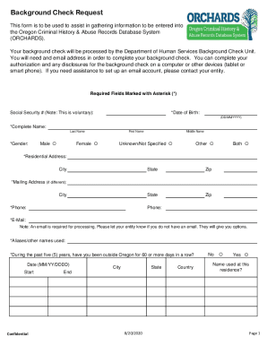 Fillable Online BACKGROUND CHECK REQUEST (301QED) - Inclusion Inc. Fax ...