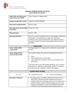 Fillable Online Personal Data Notification & Protection Act Fax Email ...