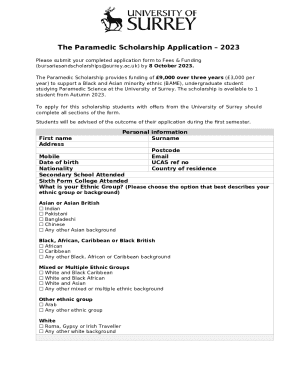 PARAMEDIC PROGRAM APPLICATION PROCESS Doc Template | pdfFiller