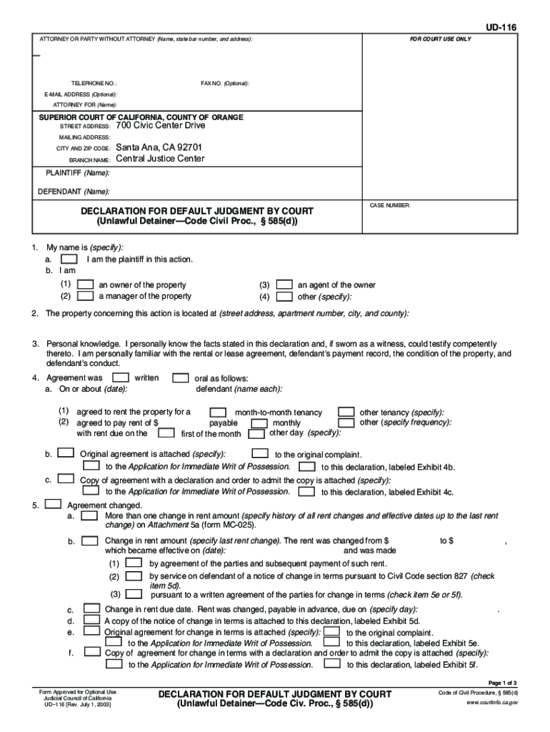 Fillable Online UNLAWFUL DETAINER: Fax Email Print - pdfFiller