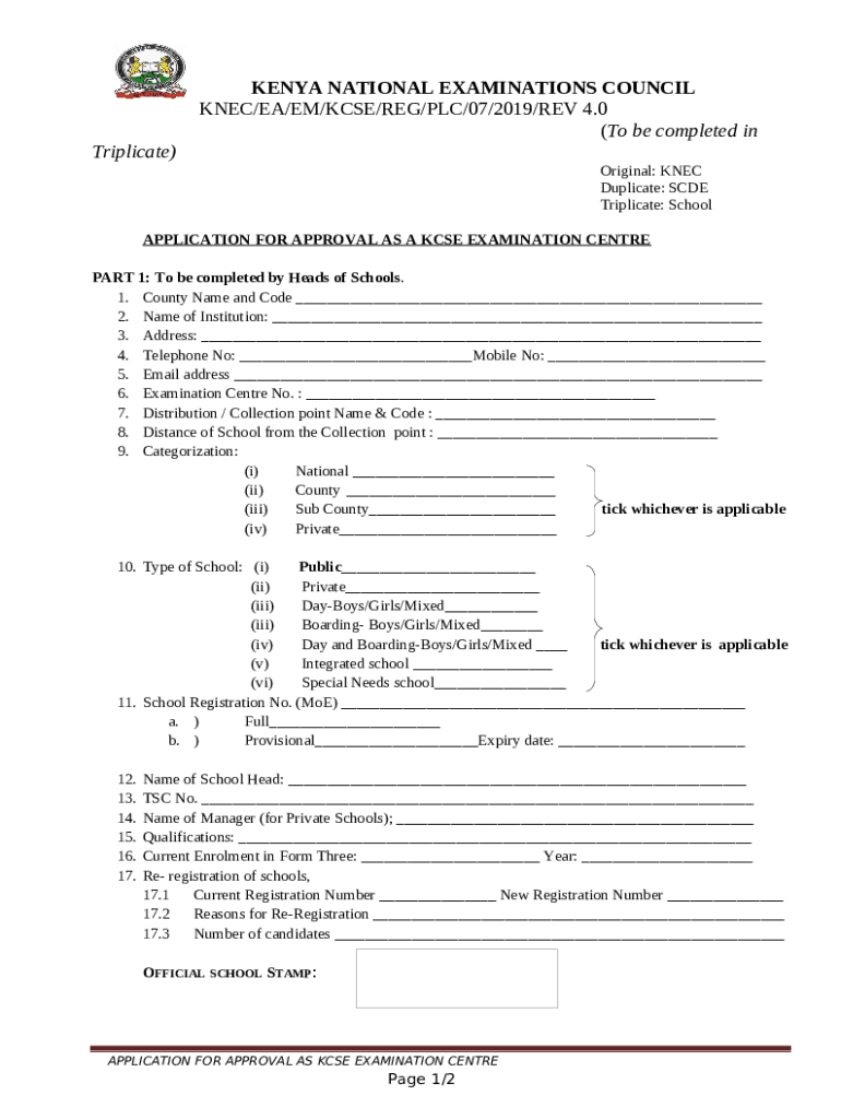 2019-Application--for-KCPE-Examination-centre 1 .docx Doc Template ...