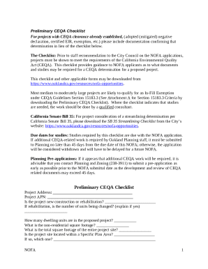 Proposed Updates to the CEQA Guidelines Doc Template | pdfFiller