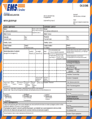 How to fill in the description of contents for my parcel ... Doc ...