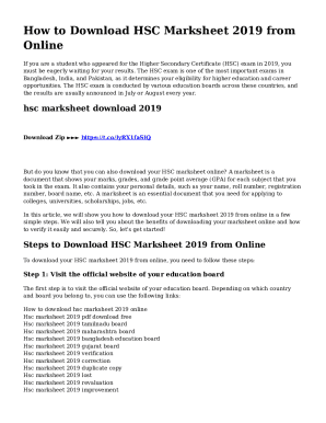 Fillable Online HSC Mark Sheet and Passing Certificate 2021 Fax Email ...