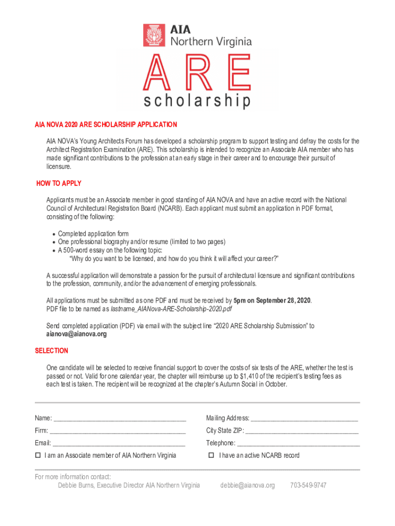 Fillable Online Past Presidents and Fellows Scholarship Fax Email Print - pdfFiller