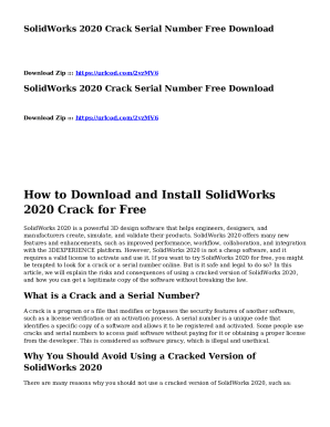 Fillable Online How to change SOLIDWORKS Serial Number of your ...