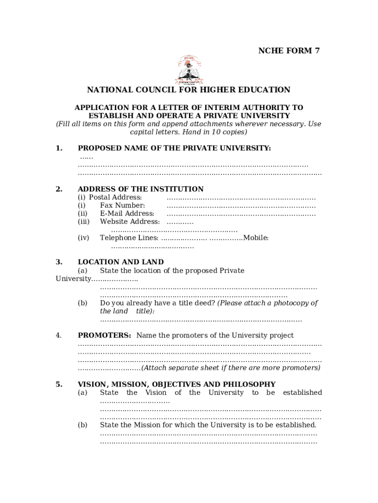 Nche Application 2023 Pdf Download - Fill Online ... Doc Template ...