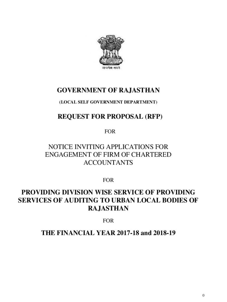 Fillable Online Request for Proposal (Rfp) for Notice Inviting App... ... Fax Email Print ...