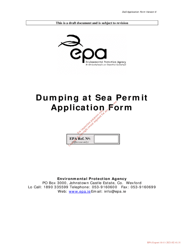 Fillable Online DaS Application Form Version 6 Fax Email Print - pdfFiller