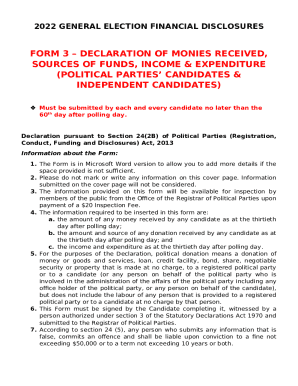 declaration of assets & income (political parties' candidates ... Doc ...
