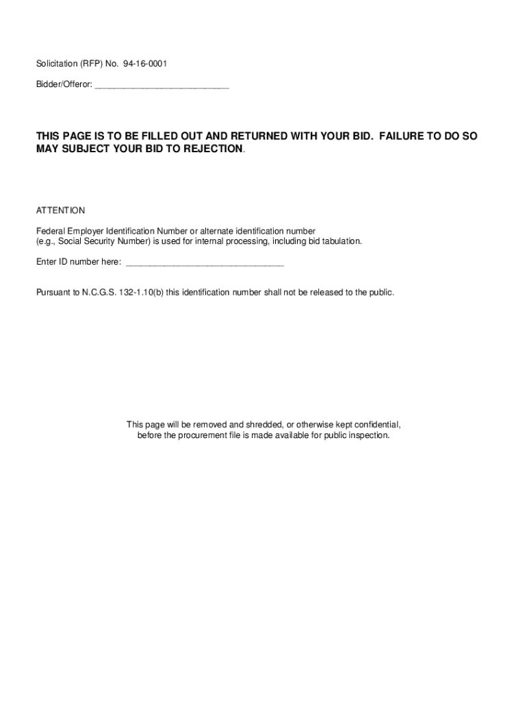 Fillable Online Reject a Bid or Proposal - Example Letters, Guides and ...