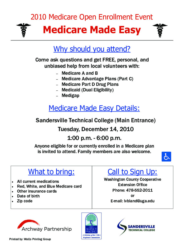 Fillable Online Medicare open enrollment is here and SHIBA can help ...