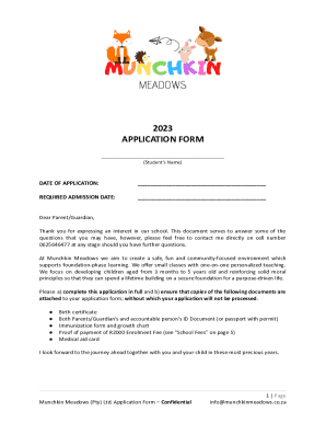 Fillable Online 2023 application form REDUCED FEES Fax Email Print ...
