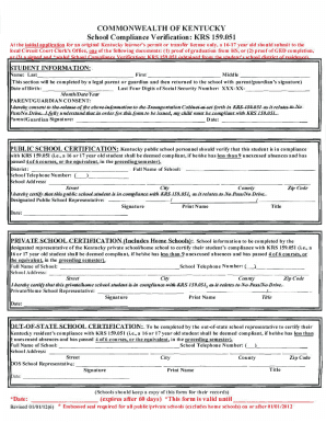 Fillable Online 2012-2023 Form KY KRS 159.051Fill Online, Printable ...