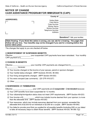 Fillable Online CAPI Fact Sheet - Department Human Assistance Fax Email ...