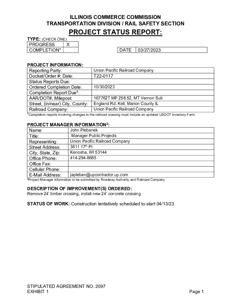 Fillable Online icc illinois Illinois Commerce Commission 2021 Rail ...