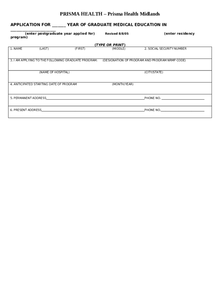 Residency and Fellowships - School of Medicine Columbia Doc Template | pdfFiller