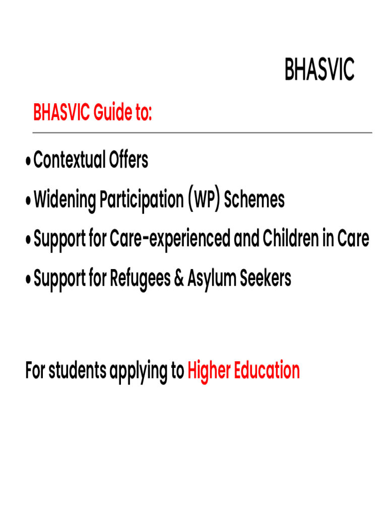 Fillable Online What is a contextual offer?Undergraduate Study Fax ...