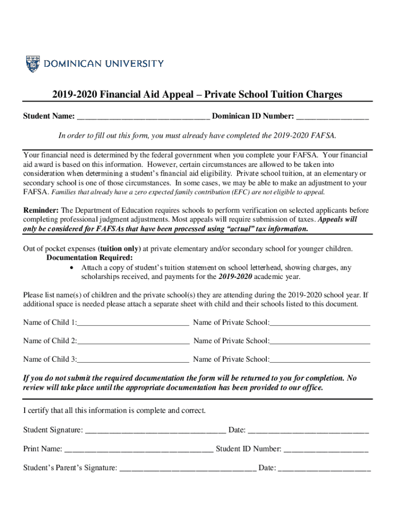 Fillable Online Private School Financial Aid: Your Questions Answered ...