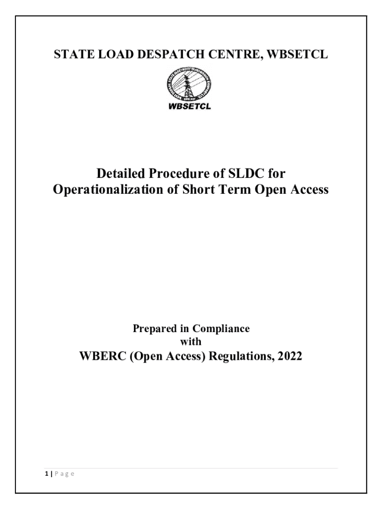 Fillable Online Grid Controller of India Limited (NLDC) Procedure for ...