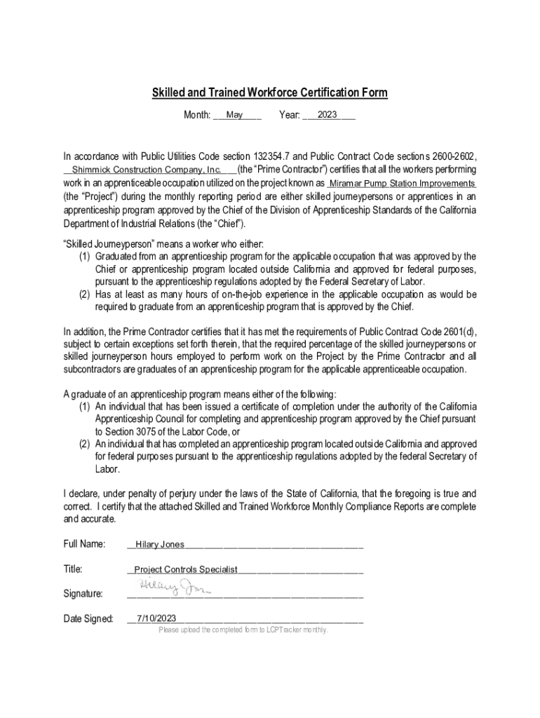 Fillable Online Skilled and Trained Workforce Sample Clauses Fax Email ...