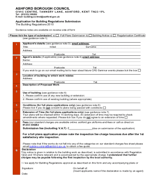 Fillable Online building-regulations-form.doc Fax Email Print - pdfFiller