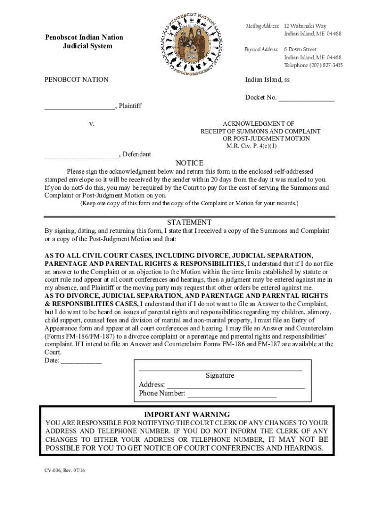 Fillable Online Plaintiff v. , Defendant NOTICE ... Fax Email Print ...