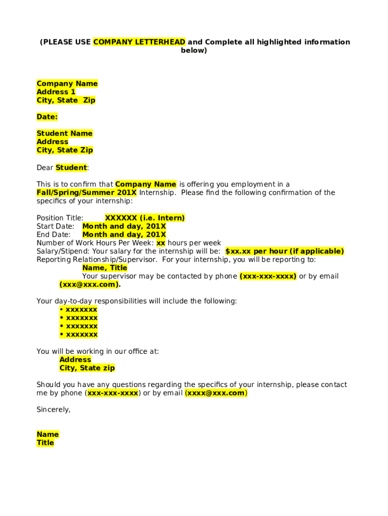 Sample Business Cover Letter pdf Doc Template | pdfFiller