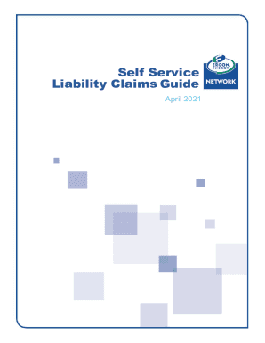 Fillable Online Self Service - Liability Claims Guide. Liability claims Fax Email Print - pdfFiller