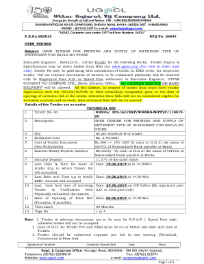 Fillable Online Open tender for Labour works (including supply of ...