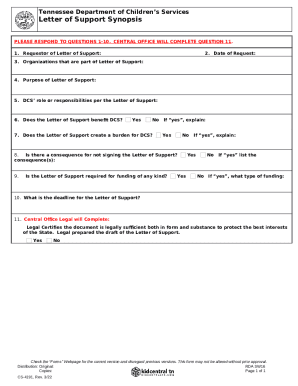 Request No CPS History Letter Doc Template | pdfFiller