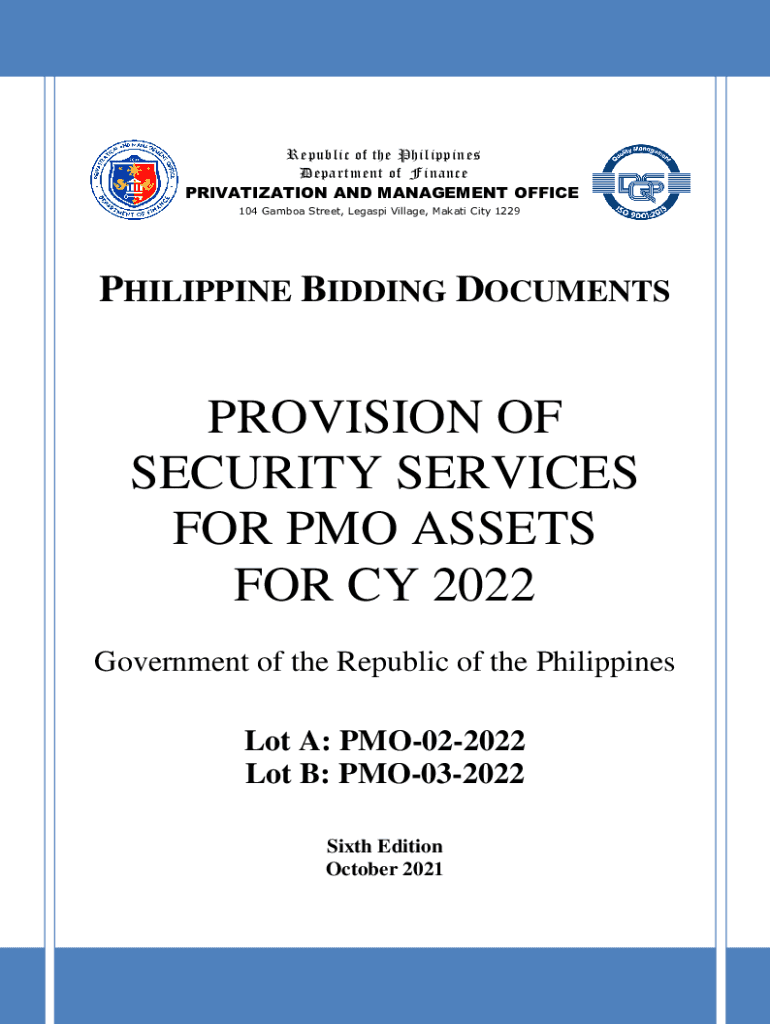 Fillable Online PRIVATIZATION AND MANAGEMENT OFFICE - Government Fax Email Print - pdfFiller