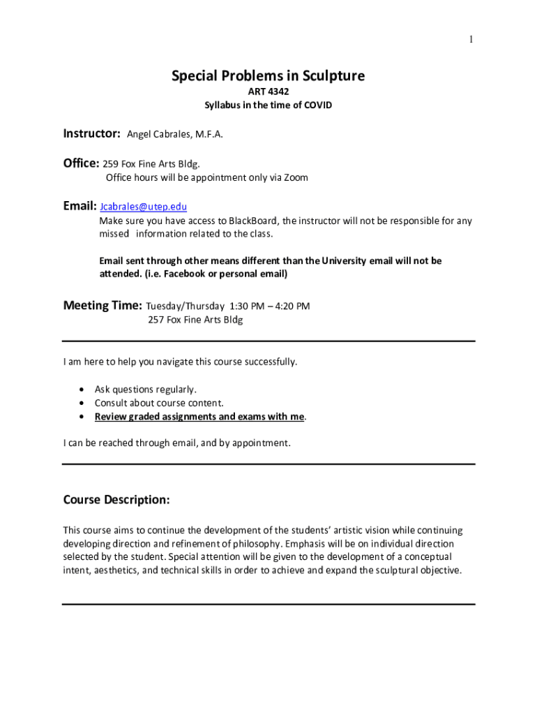 Fillable Online ARTF 1301CRN 17550: Basic Design I Fax Email Print ...