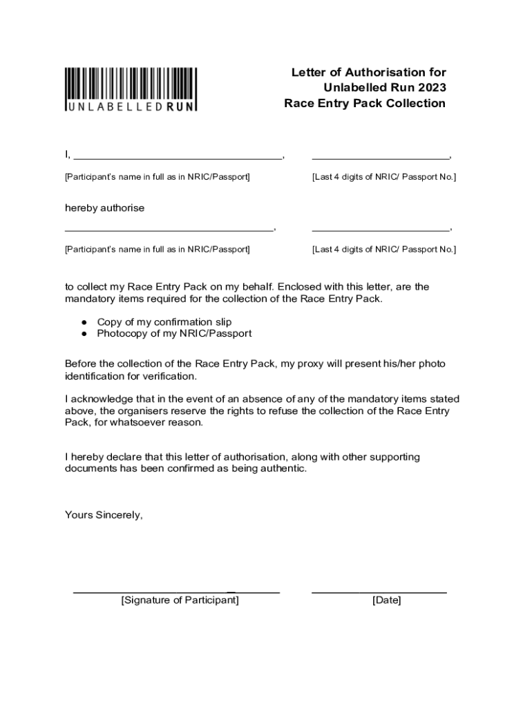 Fillable Online RAC2023-Race-Pack-Collection-Authorisation- ... Fax Email Print - pdfFiller
